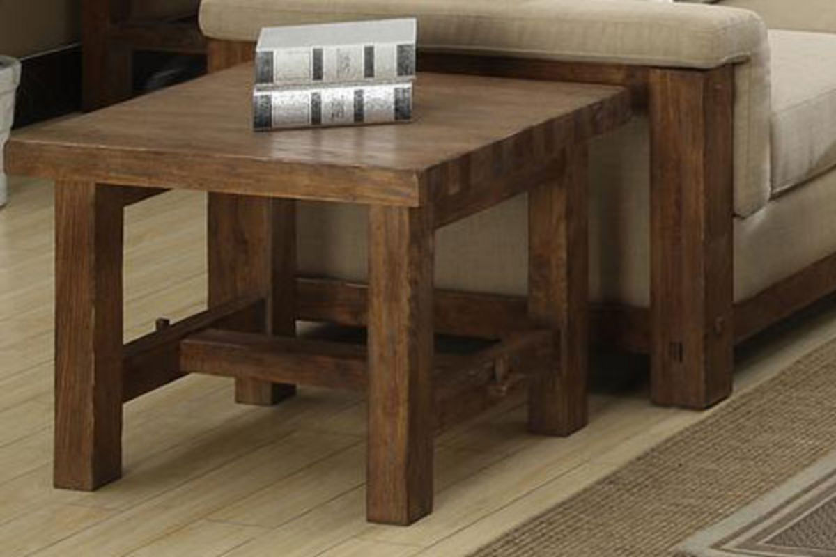 Bellevue Square Corner Table at Gardner-White