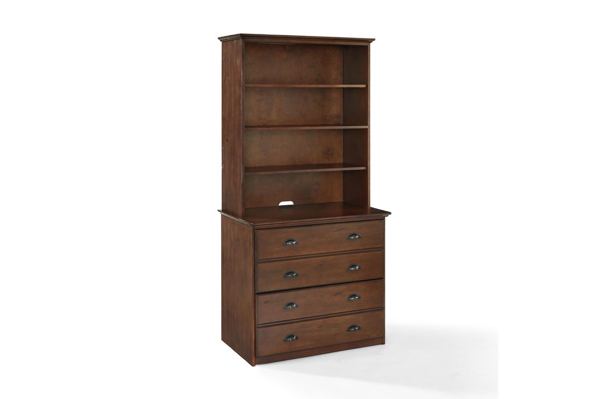 Valley Forge Double File Cabinet with Hutch in Vintage Cherry by ...